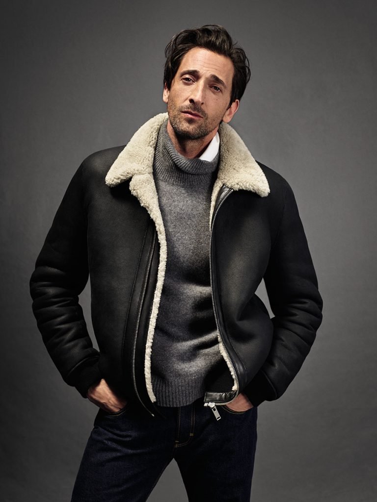 Adrien Brody for MANGO Man's 10th anniversary campaign - fashionotography