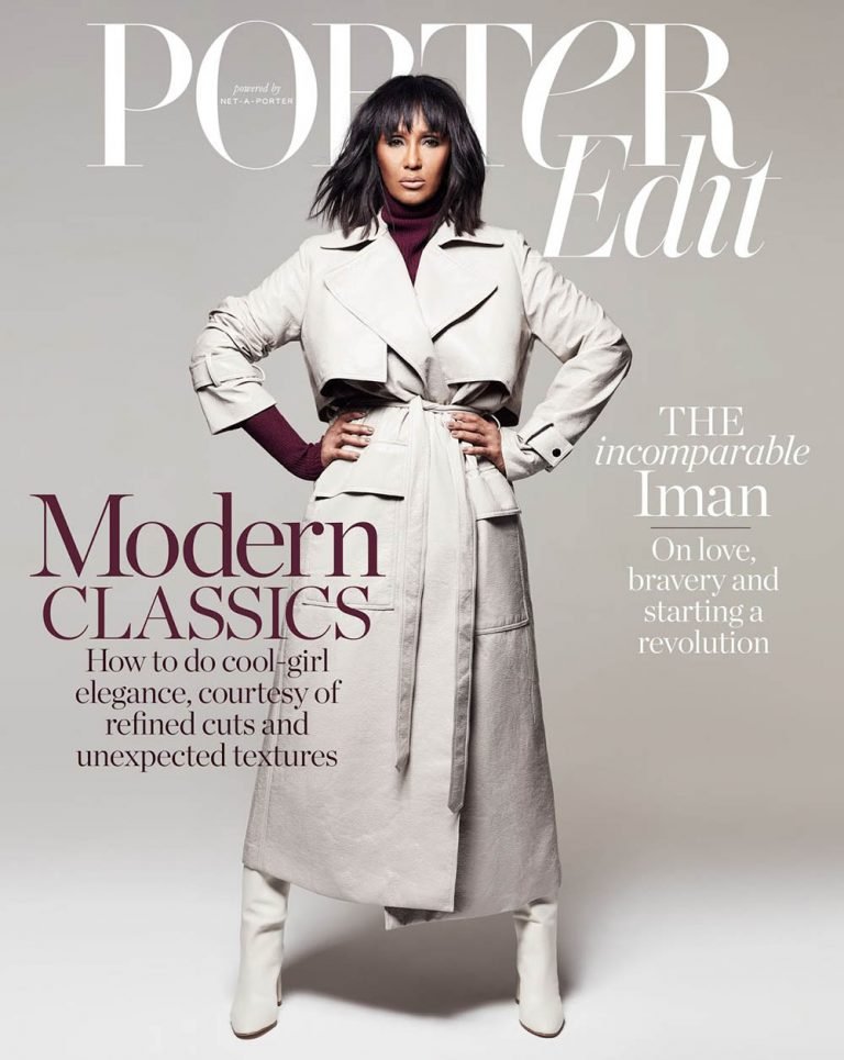 Iman covers Porter Edit October 26th, 2018 by Hanna Tveite ...