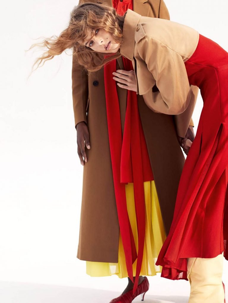 Ivanka Smilenko and Ayobami Okekunle by Laura Sciacovelli for Elle UK ...