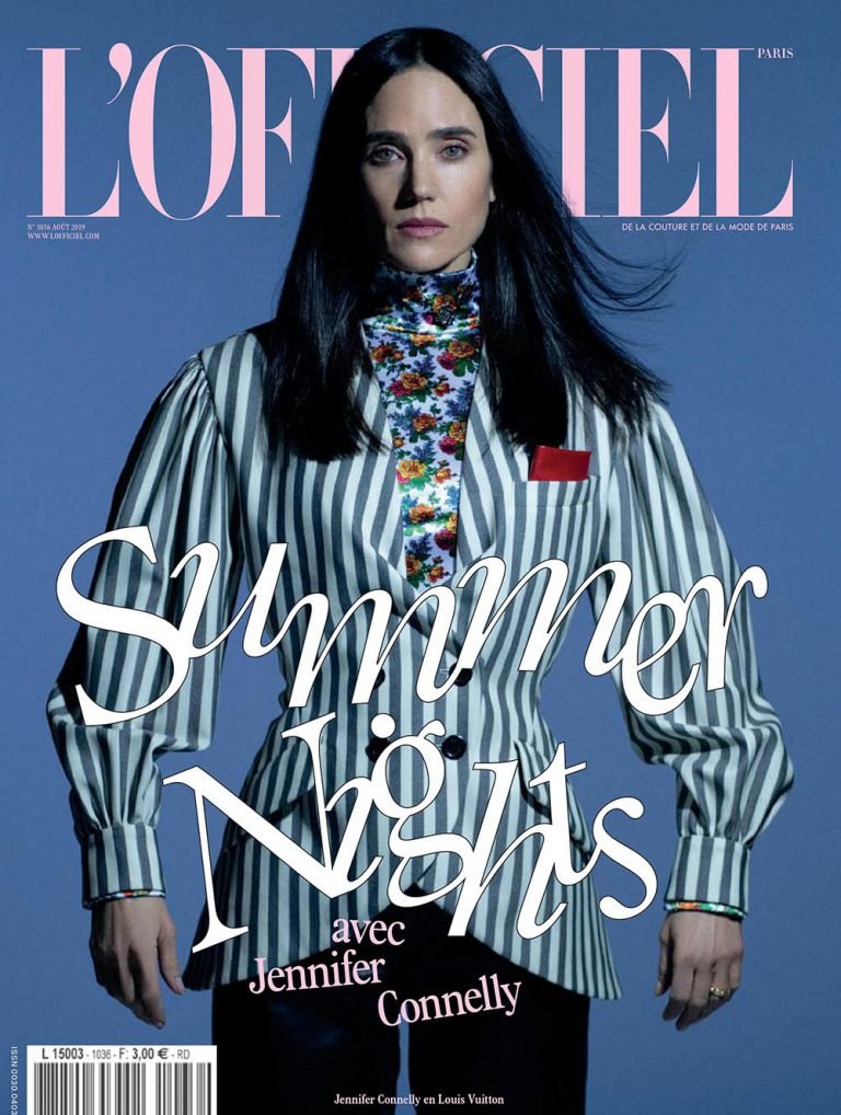 Jennifer Connelly covers L’Officiel Paris August 2019 by Marili Andre ...