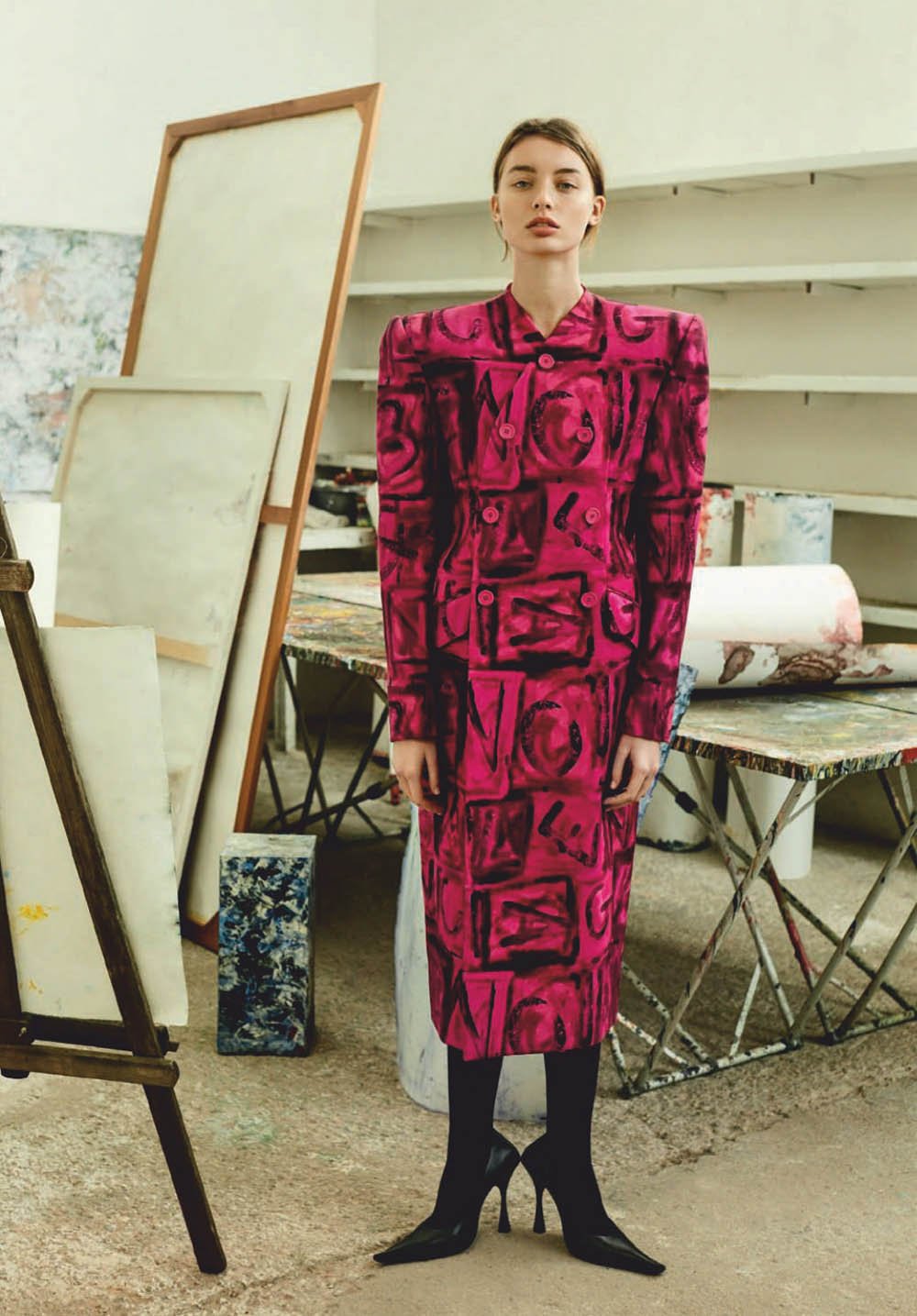 Giulia Maenza by Agata Pospieszynska for Harper’s Bazaar Spain February ...