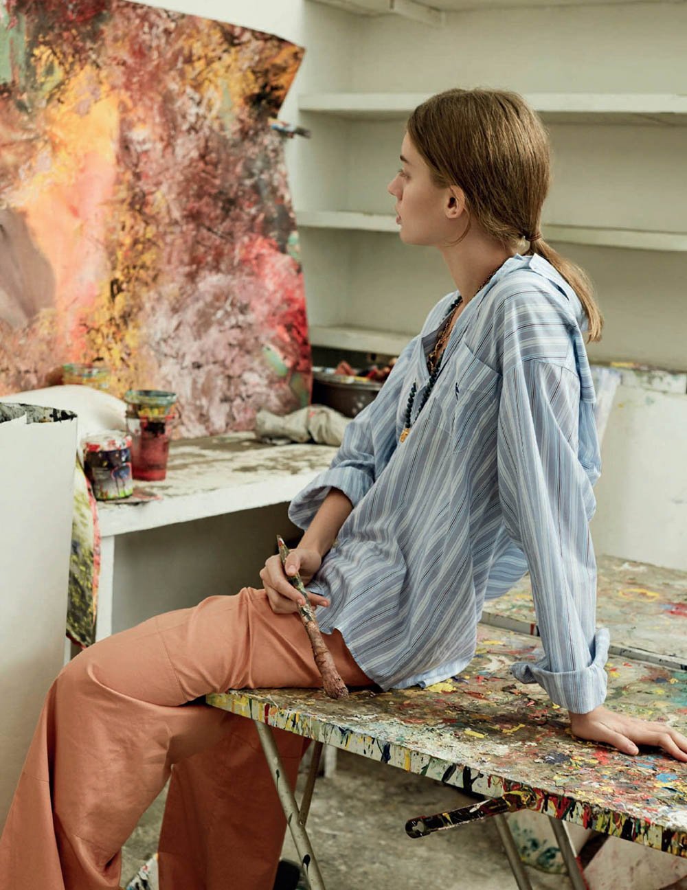 Giulia Maenza by Agata Pospieszynska for Harper’s Bazaar Spain February ...