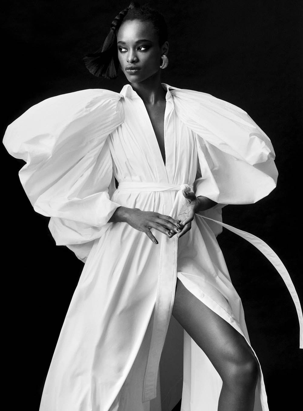 Mayowa Nicholas by Sebastian Kim for Harper’s Bazaar US February 2020 ...