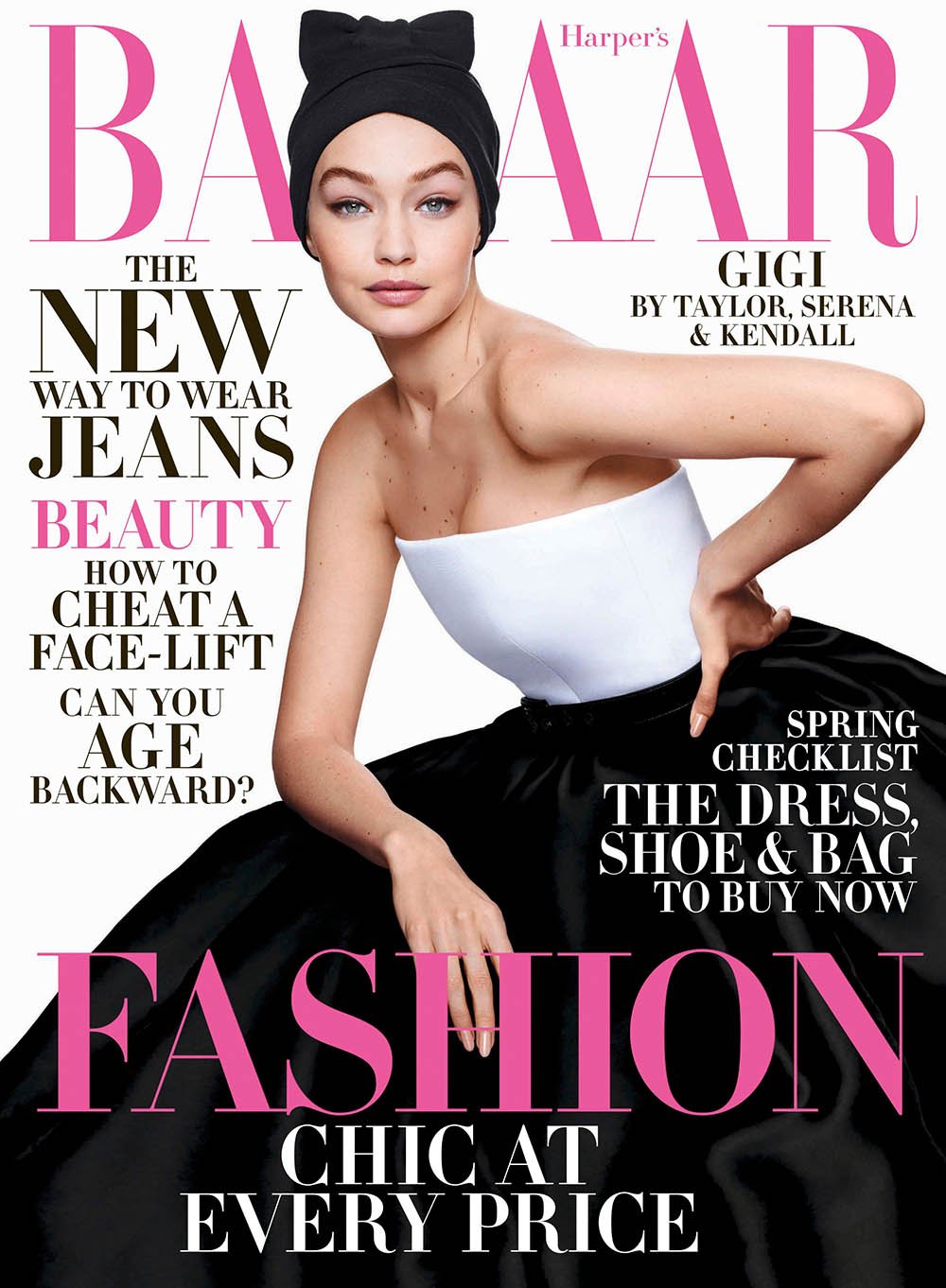 Gigi Hadid covers Harper’s Bazaar US April 2020 by Sølve Sundsbø ...