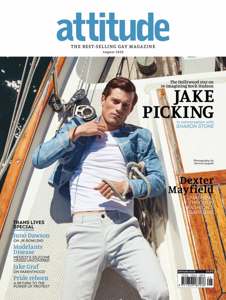 Jake Picking covers Attitude Magazine August 2020 by Dennis Leupold ...