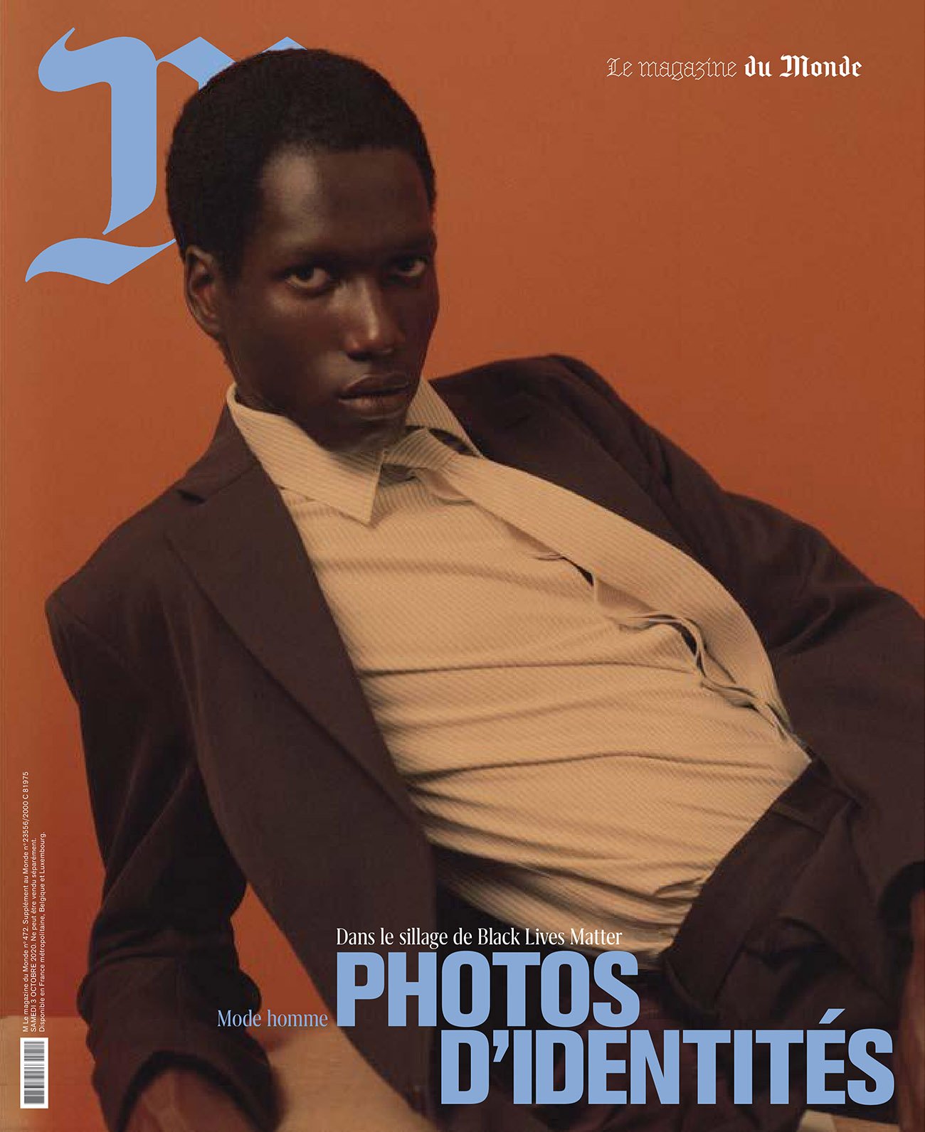 Marius Courcoul covers M Le magazine du Monde October 3rd, 2020 by ...