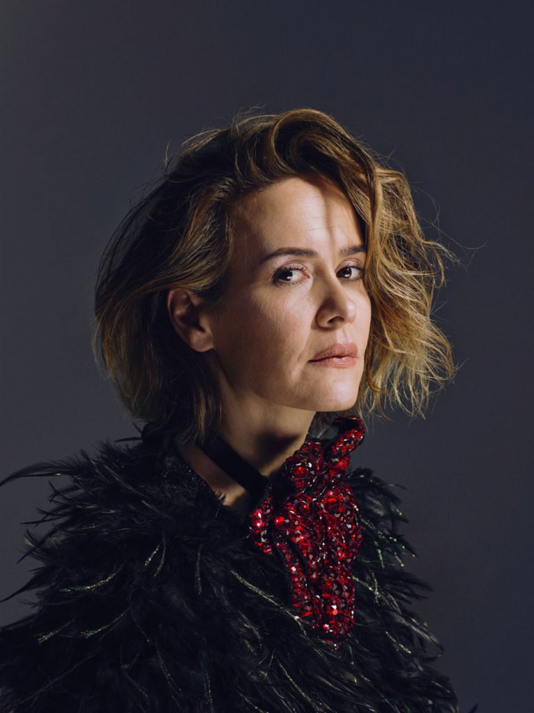 Sarah Paulson covers Harper’s Bazaar US October 2020 by Sam Taylor ...