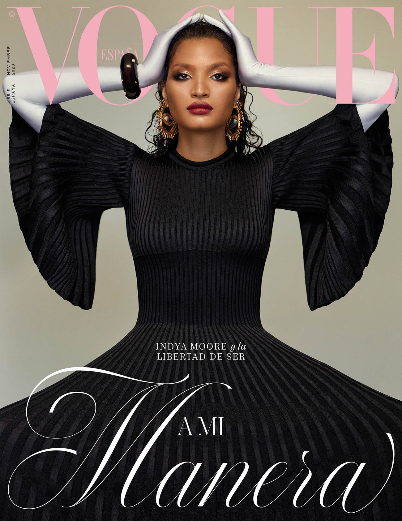 Indya Moore covers Vogue Spain November 2020 by Thomas Whiteside