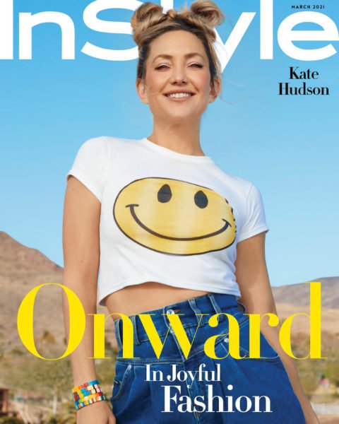 Kate Hudson covers InStyle US March 2021 by AB+DM - fashionotography
