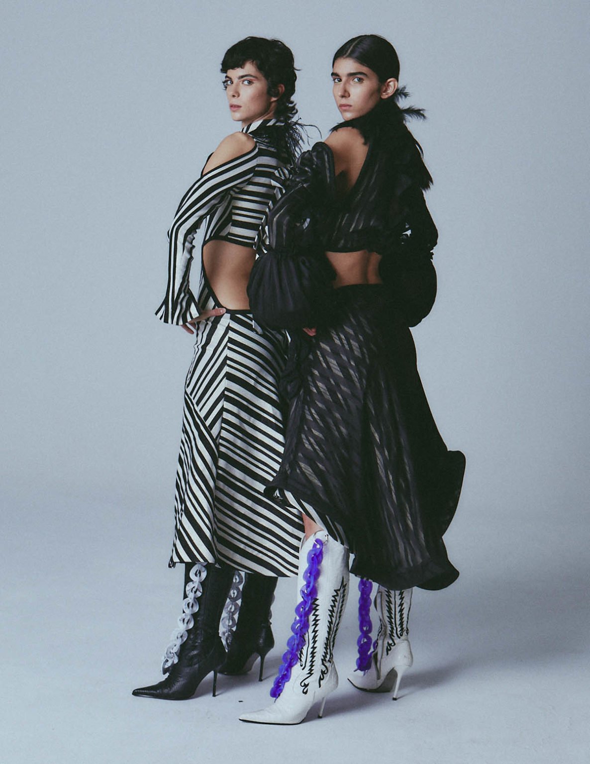 Rebeca Solana and Alba Luna by Ángela B. Suarez for Vogue Spain March ...