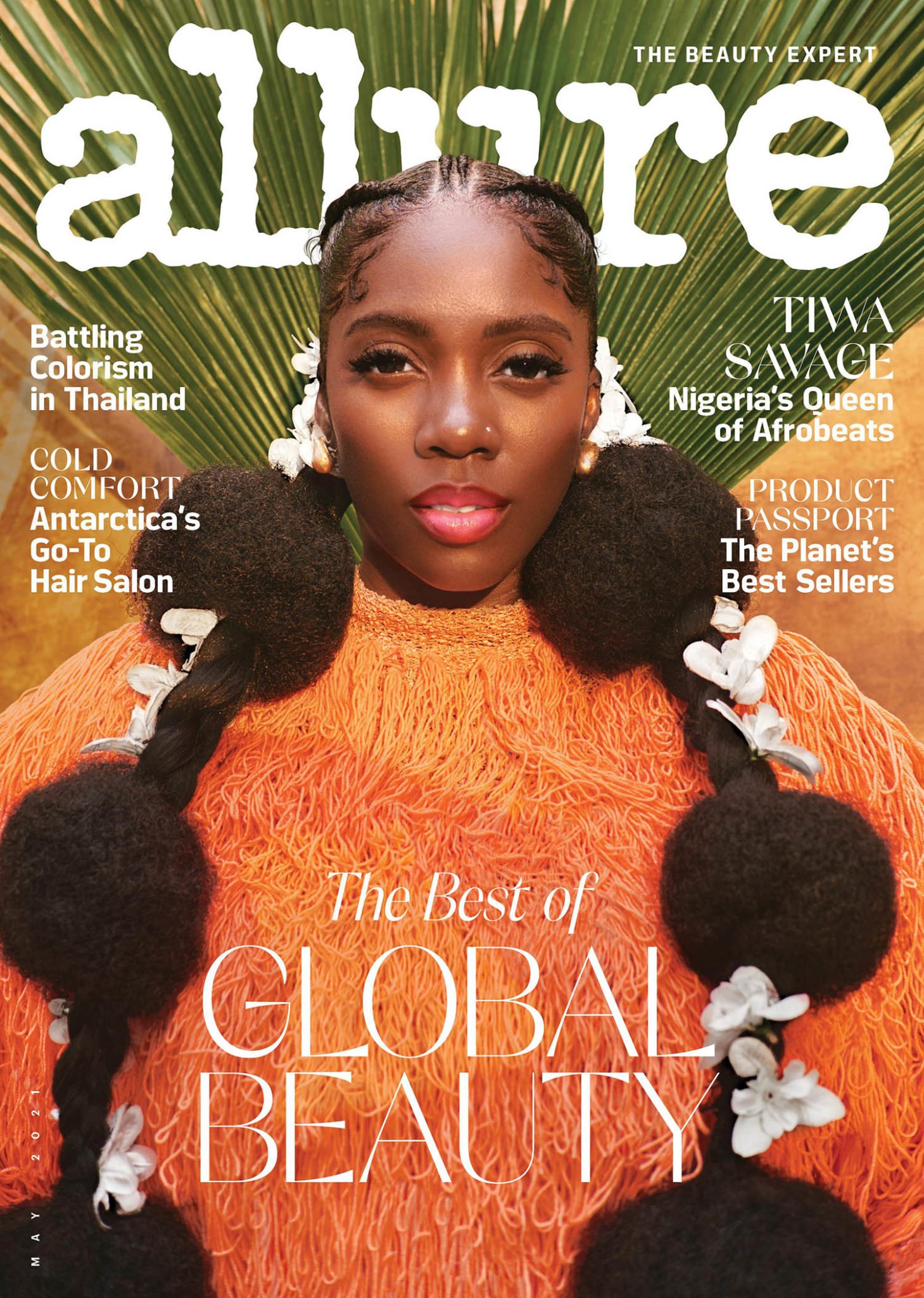Adut Akech covers Allure US May 2019 by Daniel Jackson - fashionotography