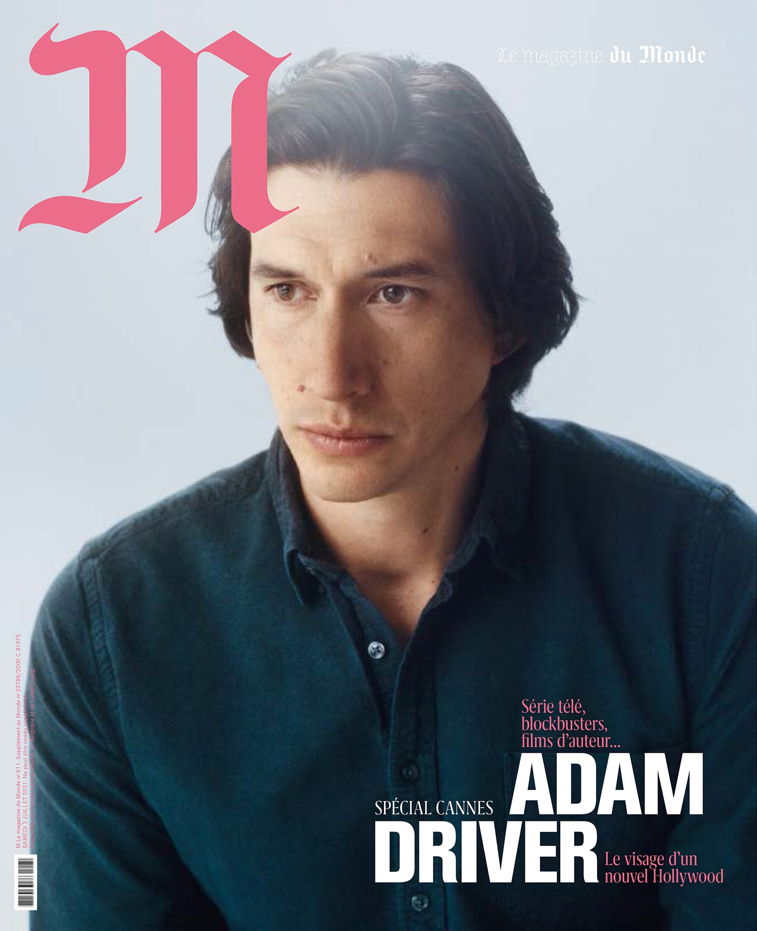 Adam Driver covers M Le magazine du Monde July 3rd, 2021 by Daniel Shea ...