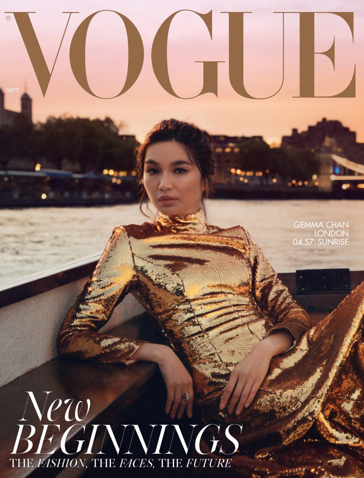 Anouck Lepère covers Vogue Ukraine October 2020 by Paul Kooiker ...