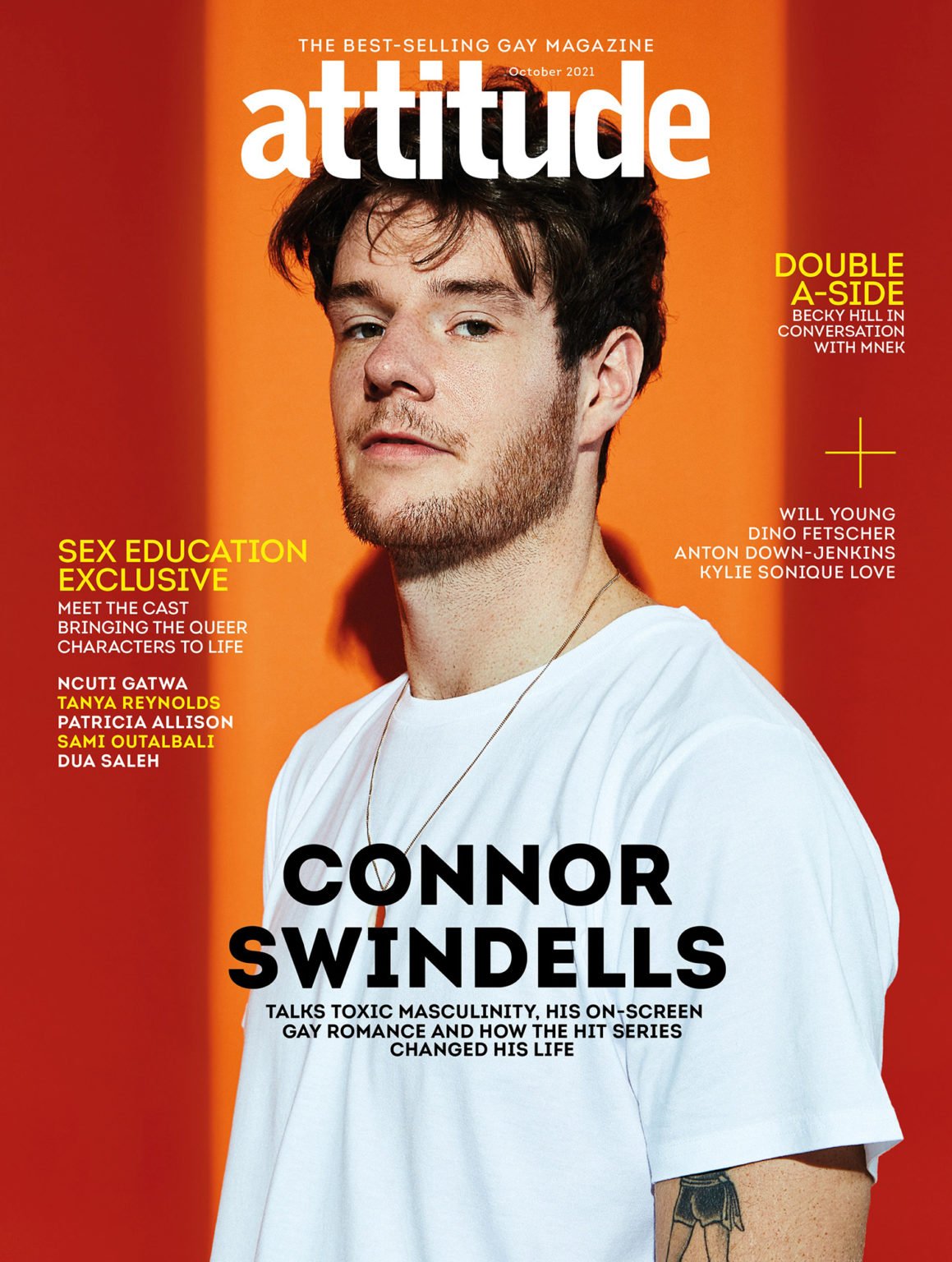 Connor Swindells covers Attitude Magazine October 2021 by Dean Ryan ...
