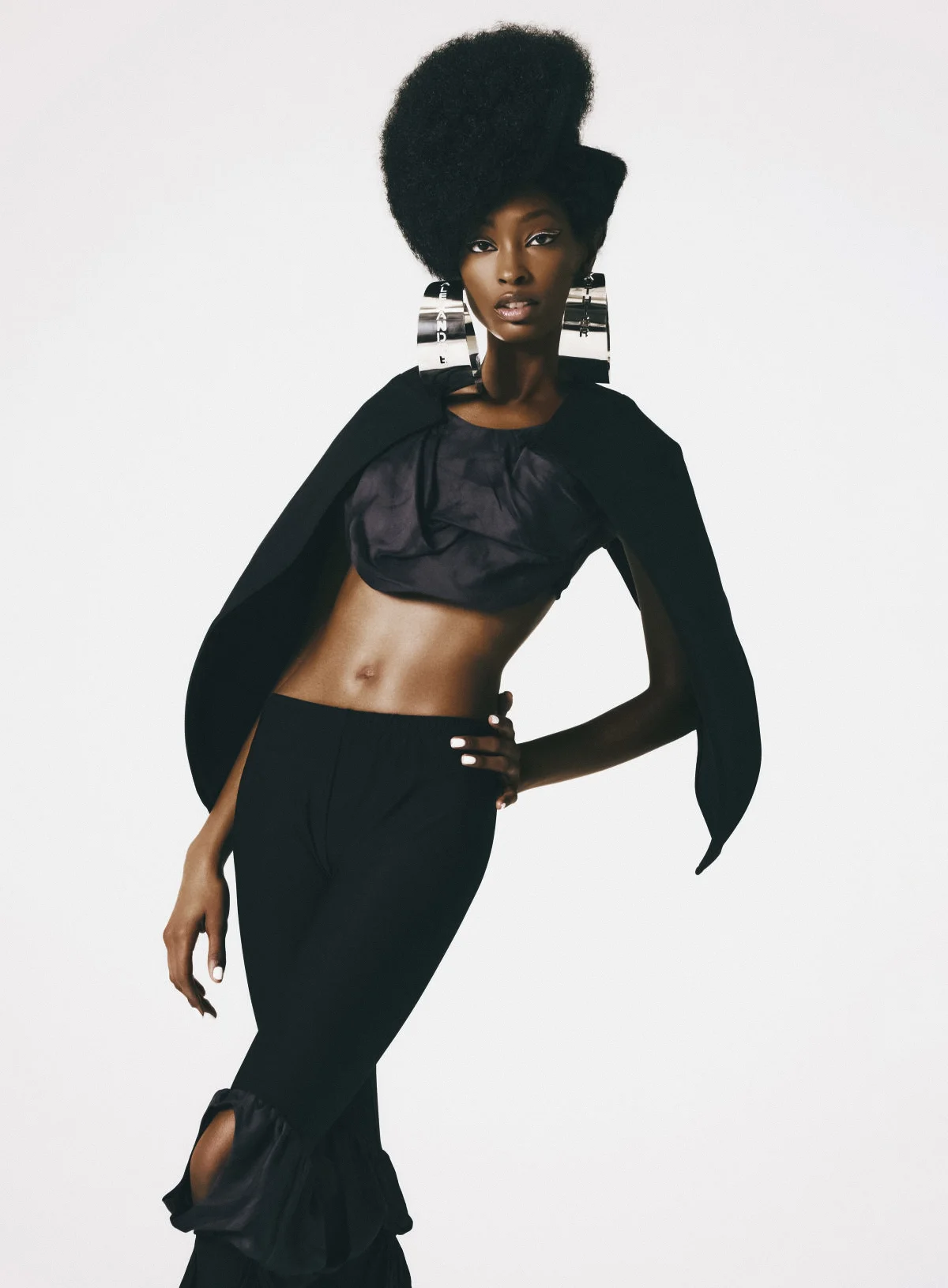 Makala Johnson by Adrienne Raquel for Elle US April 2022 - fashionotography