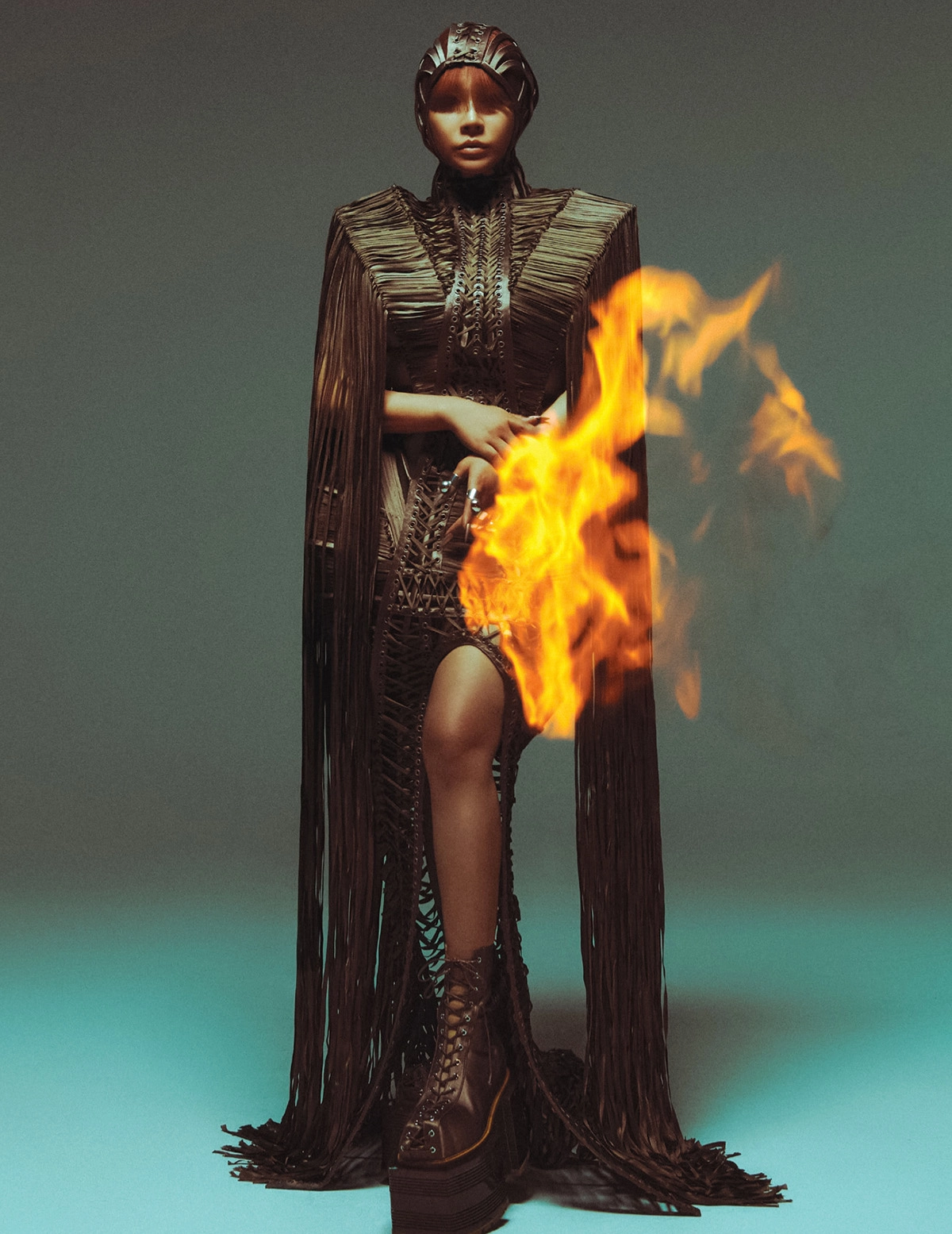 CL covers Vogue Singapore October 2022 by Go Wontae - fashionotography