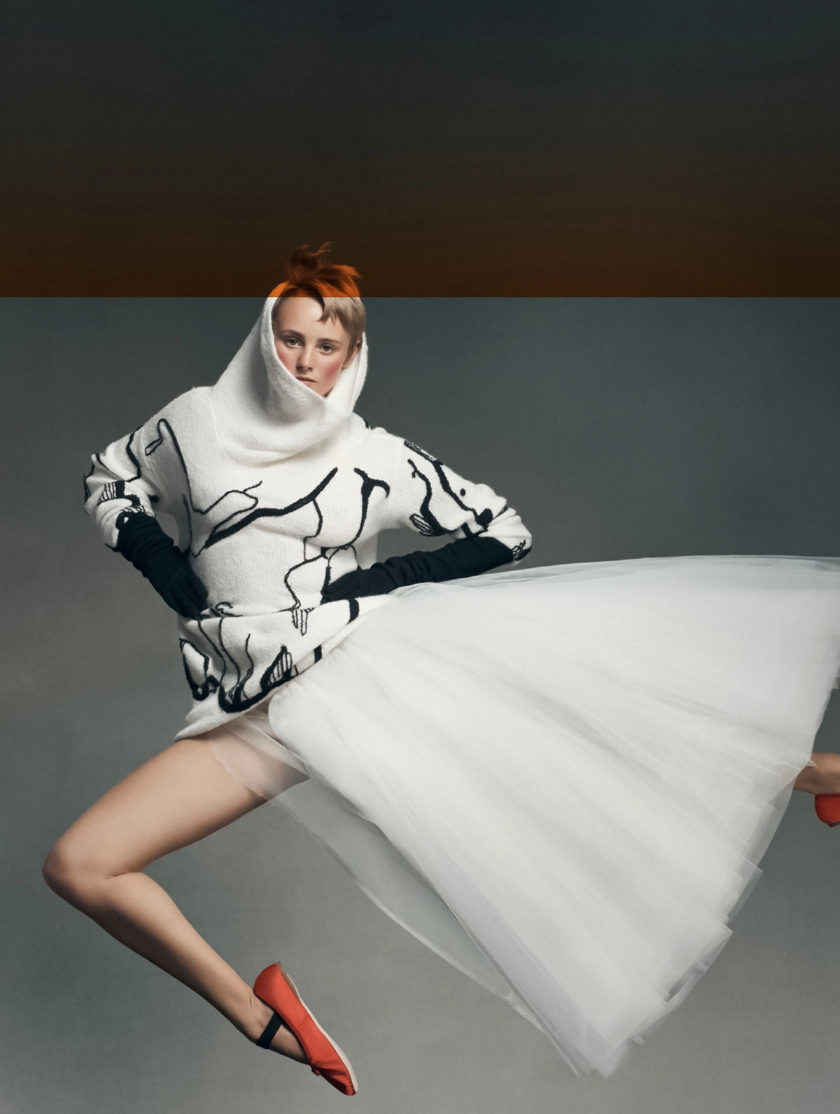 Katya Gray by Dima Hohlov for Elle UK October 2022 - fashionotography