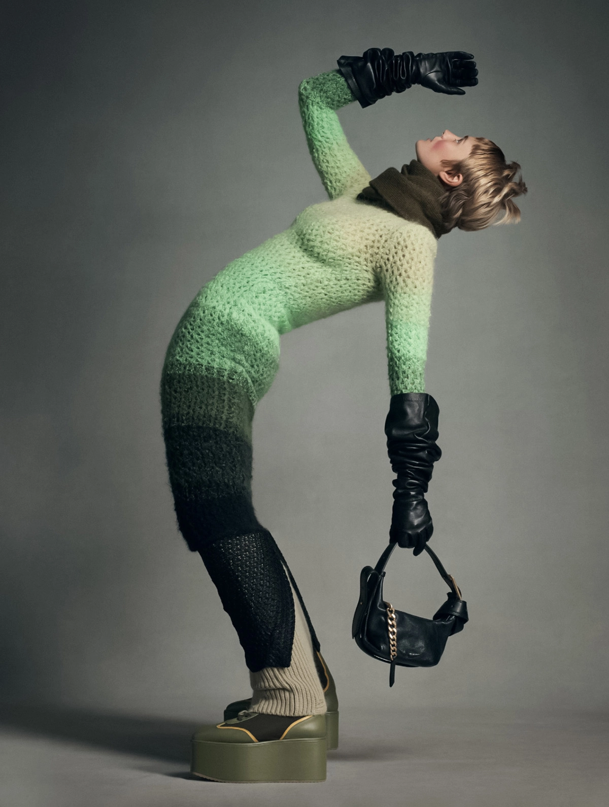 Katya Gray by Dima Hohlov for Elle UK October 2022 - fashionotography