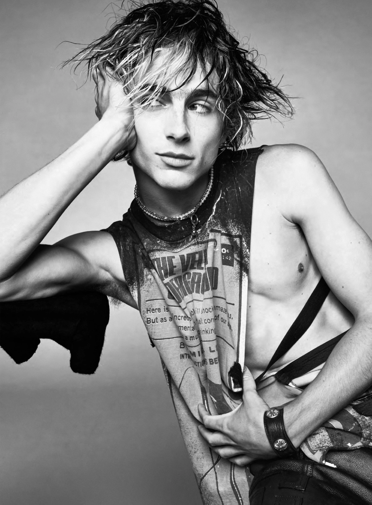 Timothée Chalamet covers British Vogue October 2022 by Steven Meisel ...