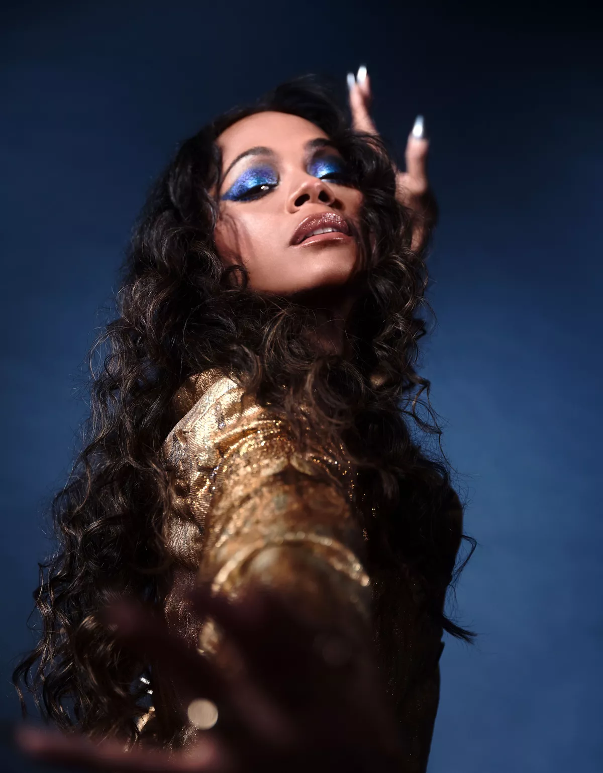 Zoe Saldana covers InStyle US Winter 2022 by JD Barnes - fashionotography