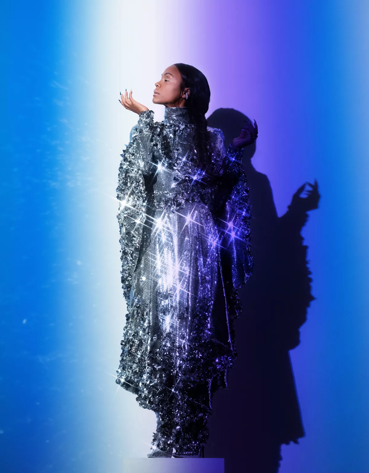 Zoe Saldana covers InStyle US Winter 2022 by JD Barnes - fashionotography