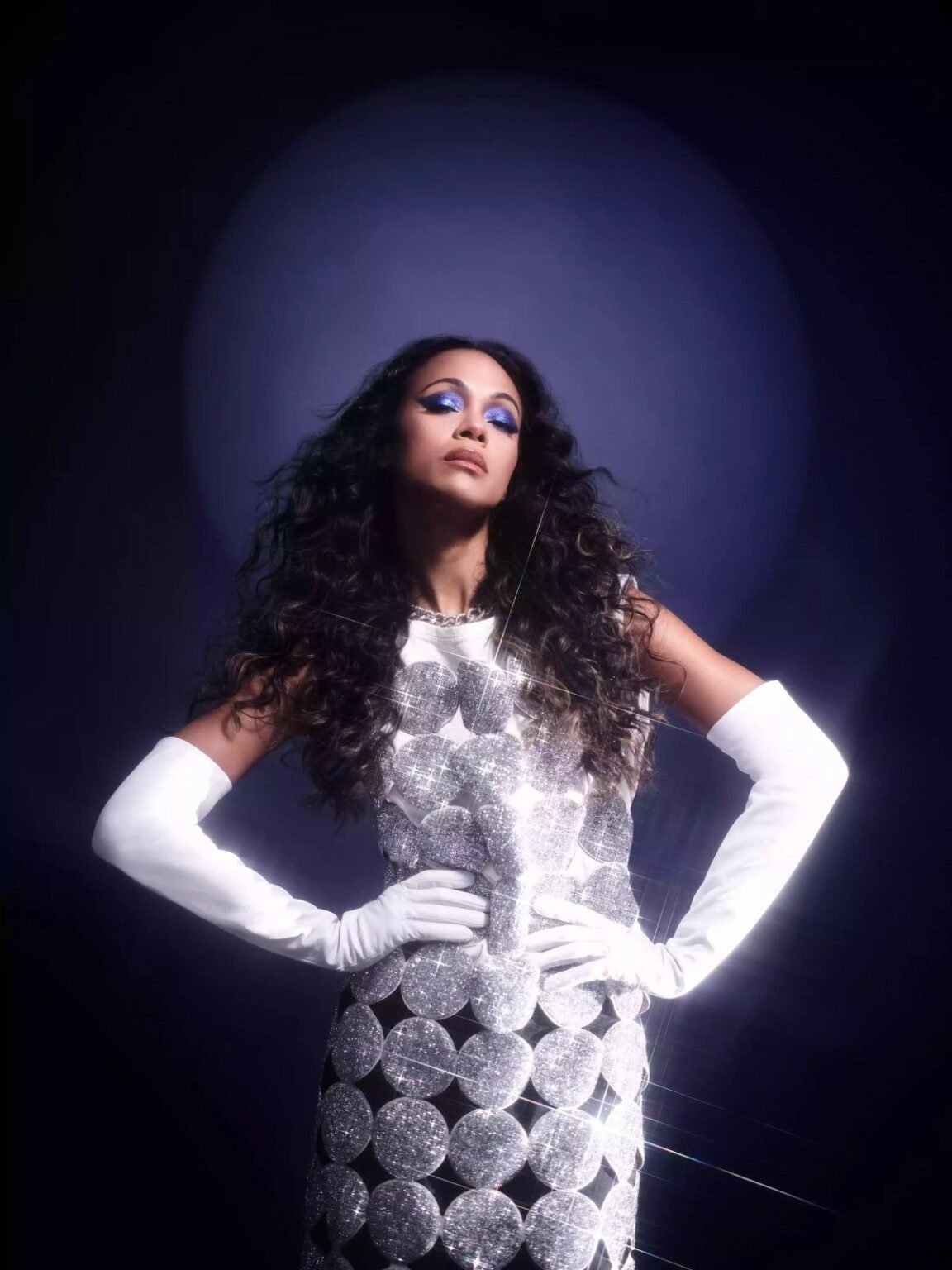 Zoe Saldana covers InStyle US Winter 2022 by JD Barnes - fashionotography