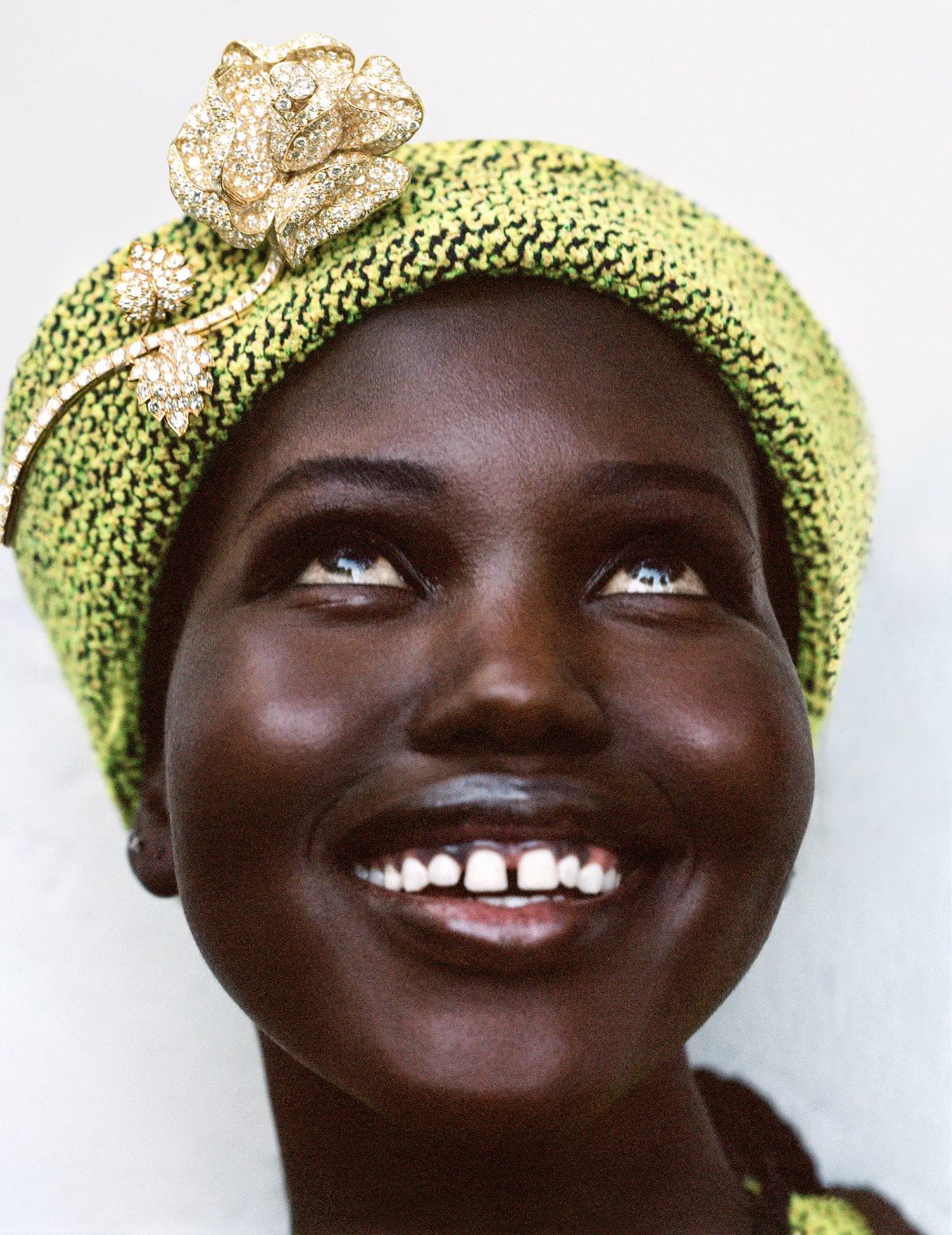 Adut Akech by Sean Thomas for Vogue Global March 2023 - fashionotography