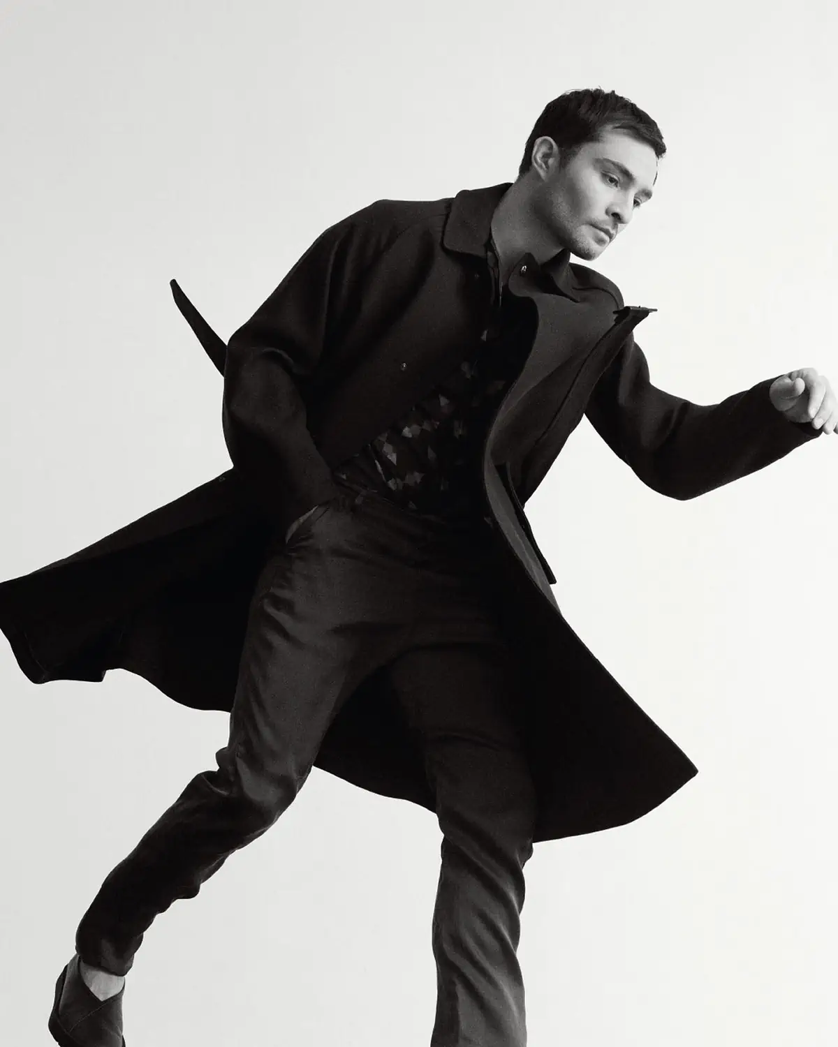 Ed Westwick in Giorgio Armani on D Lui la Repubblica February 25th ...