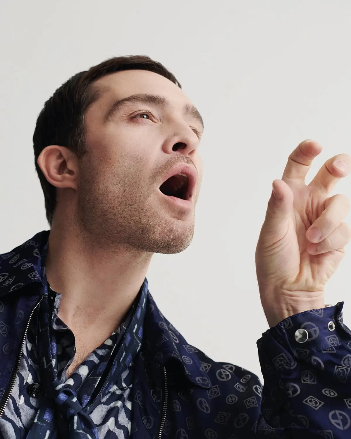Ed Westwick in Giorgio Armani on D Lui la Repubblica February 25th ...