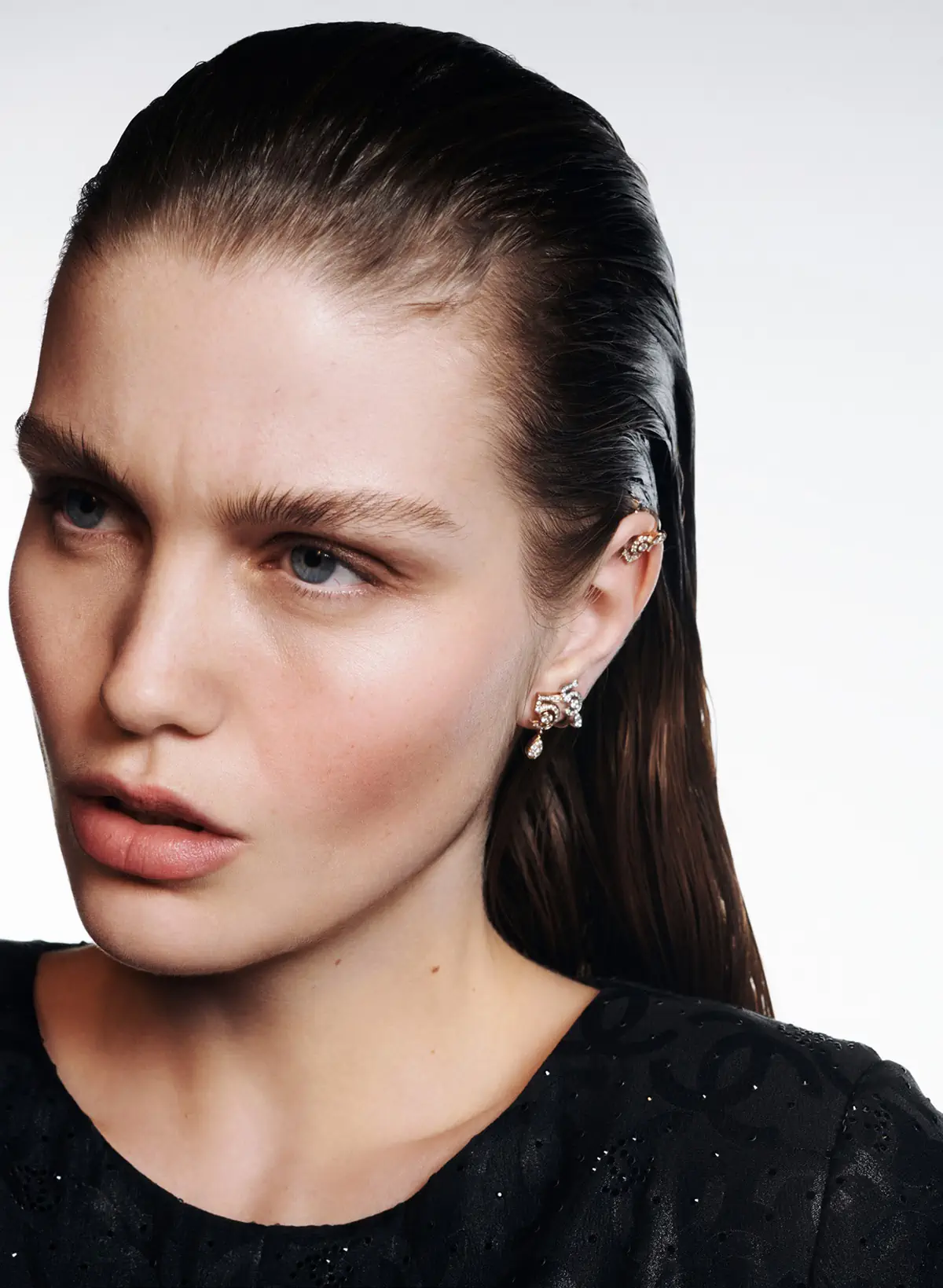 Luna Bijl covers Harper’s Bazaar UK March 2023 by Betina du Toit