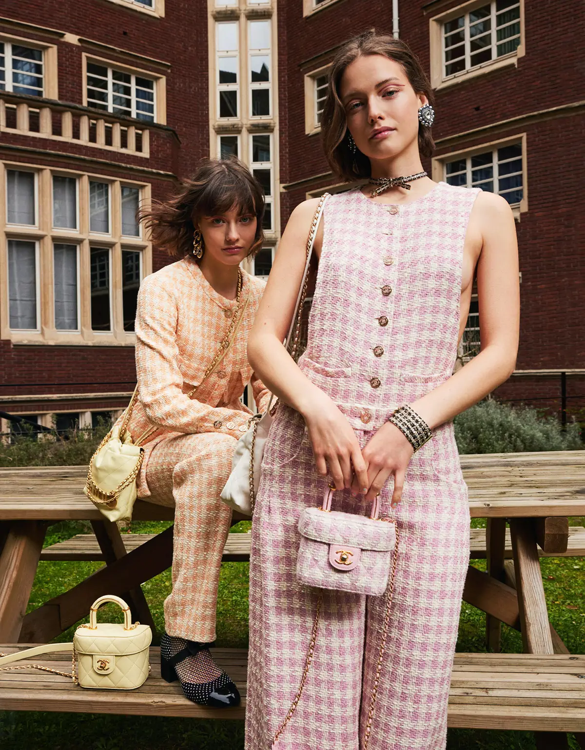 Margaux and Tess van Kommer cover Madame Figaro March 3rd, 2023 by Max ...