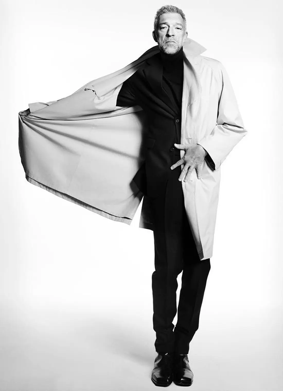 Vincent Cassel in Prada on Vanity Fair Italia March 22nd, 2023 by Luigi ...