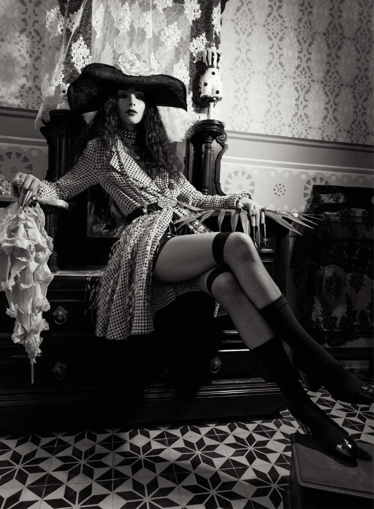 Tindi Mar in Chanel on Vogue Latin America April 2023 by Inez and ...