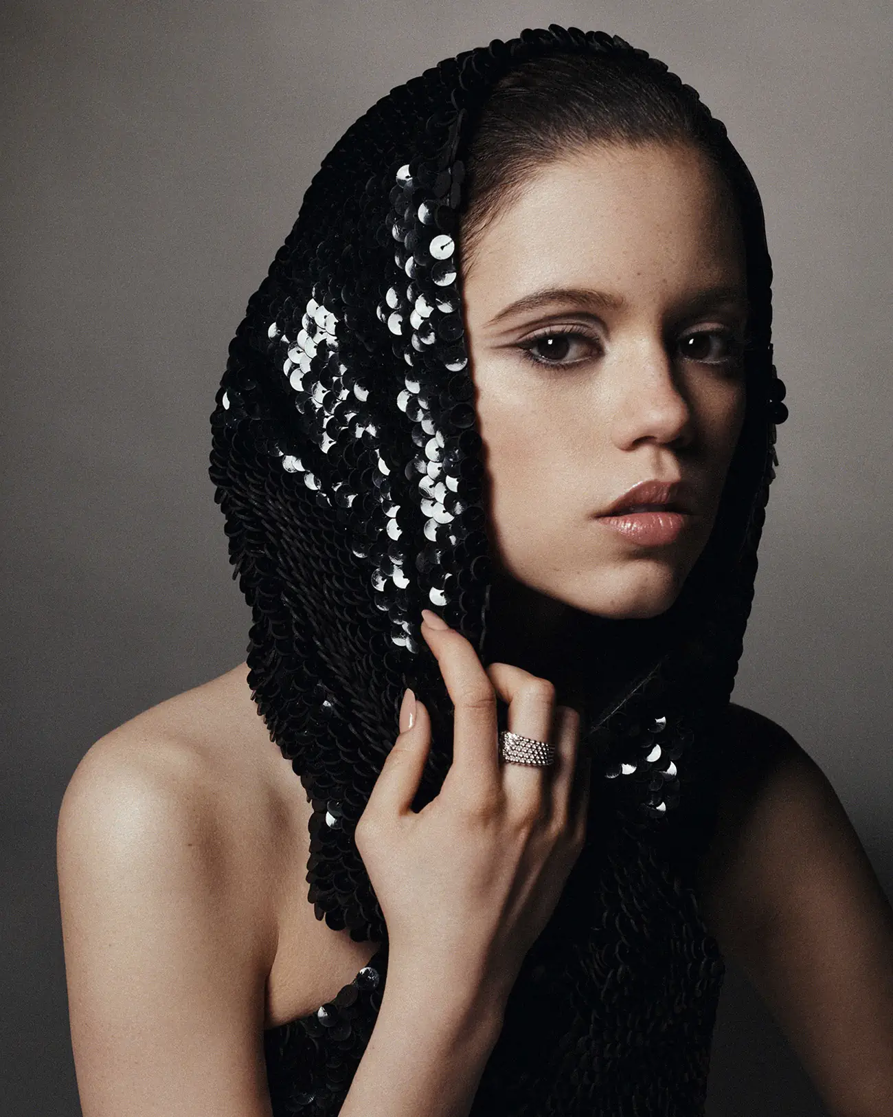 Jenna Ortega covers Elle US April 2023 by Felix Cooper - fashionotography