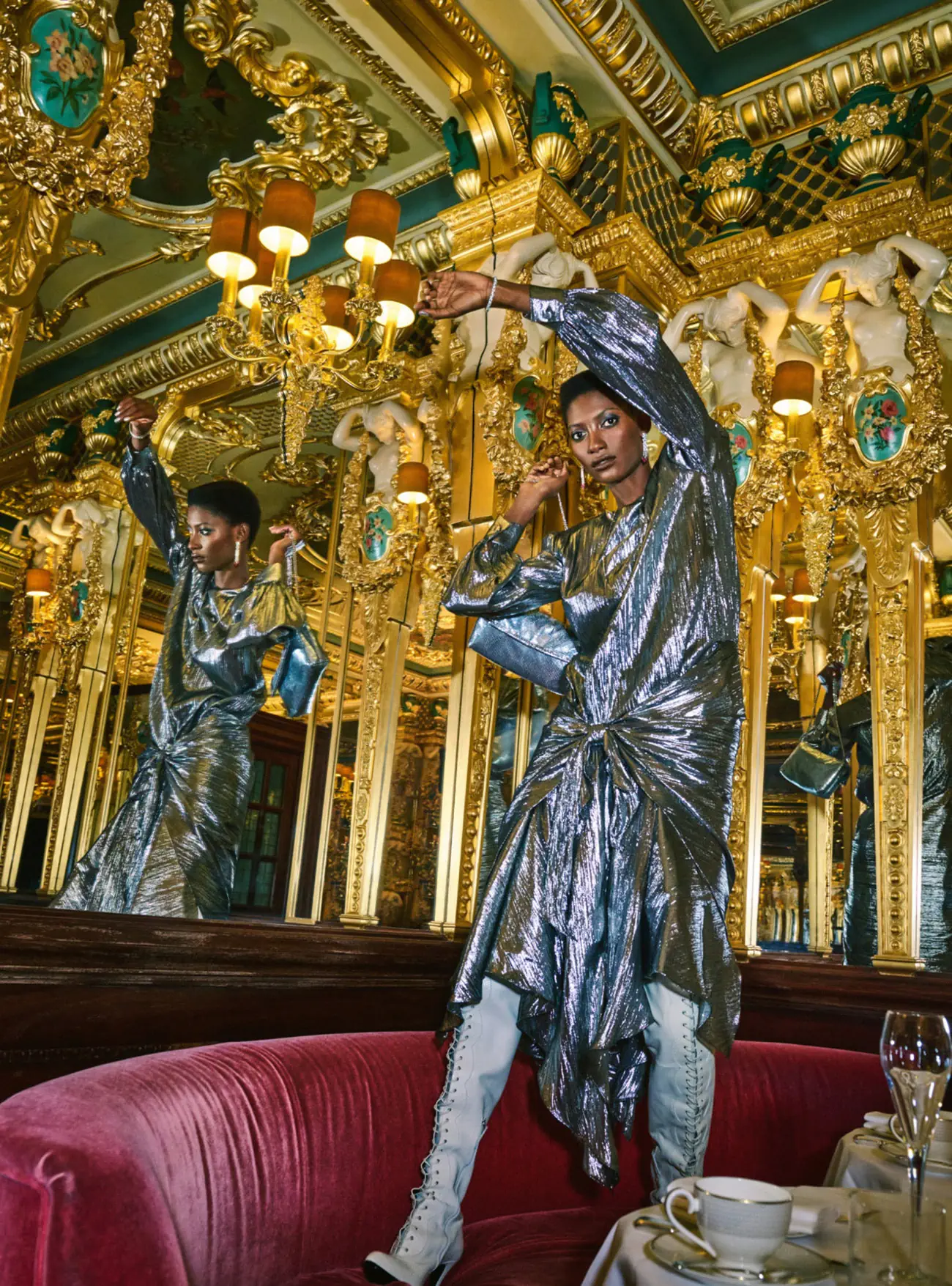 Mame Thiane Camara by Jem Mitchell for Harper’s Bazaar UK April 2023 ...