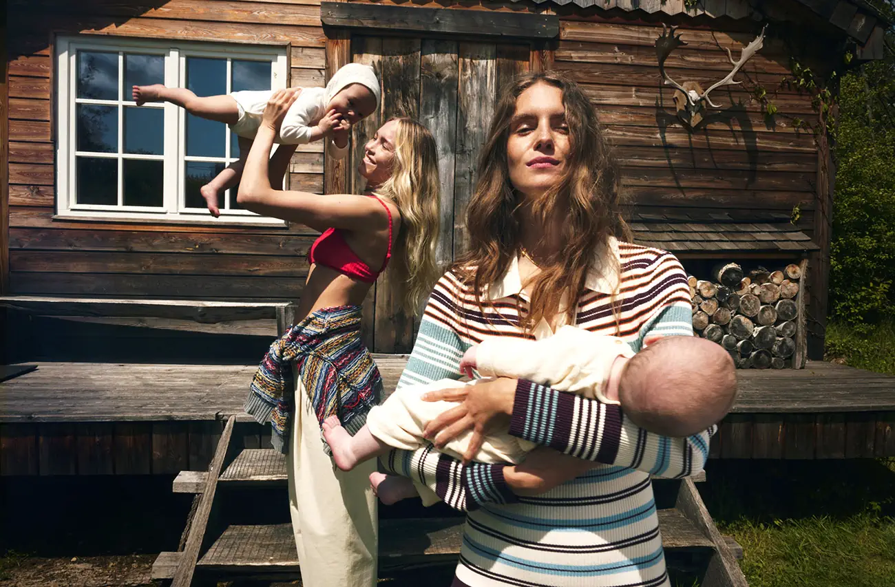 Théa Ros and Dolorès Doll by Max Vigato for Madame Figaro June 16th ...