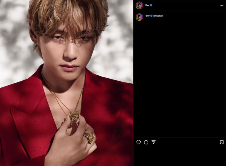 The dazzling entrance of BTS' V as Cartier's newest global ambassador ...