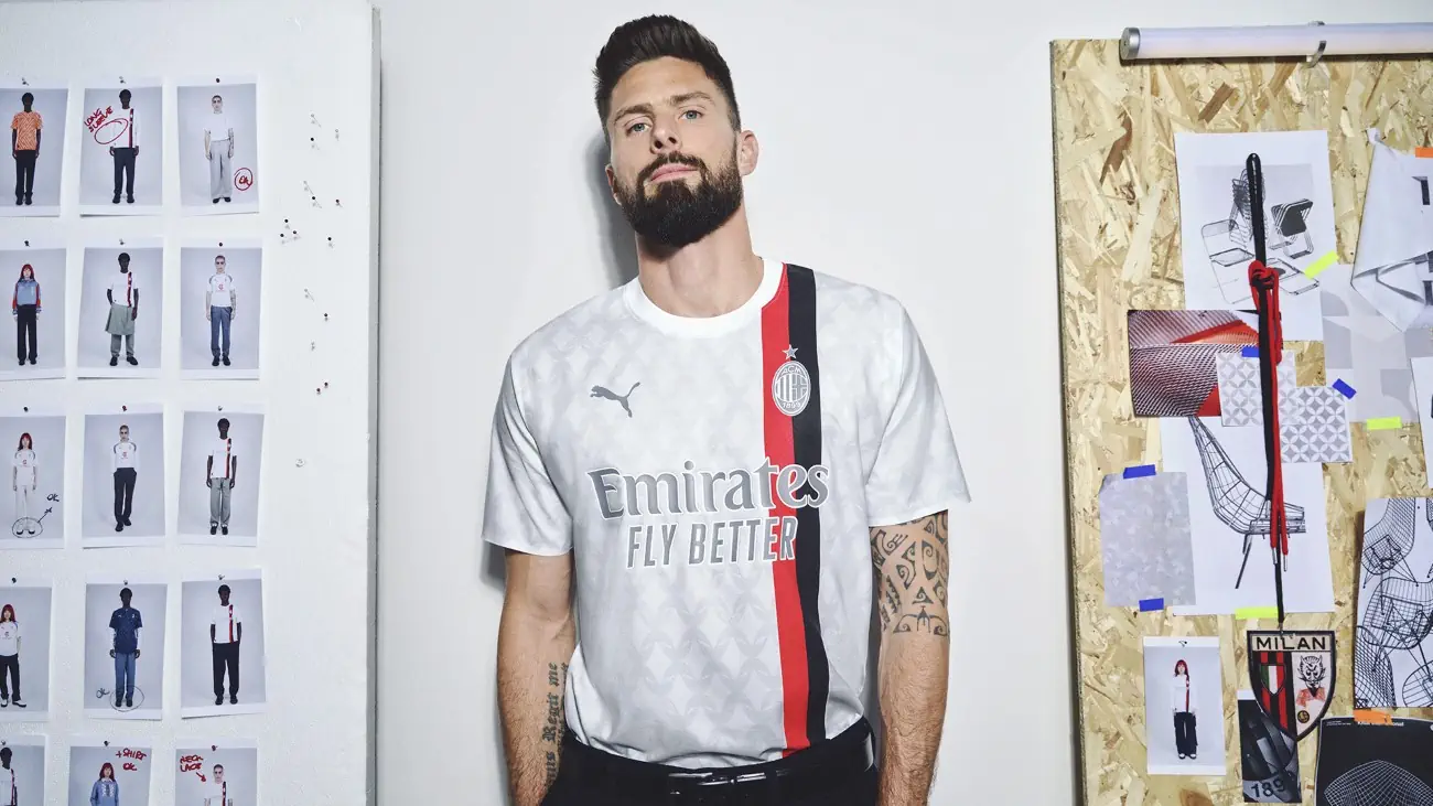 Puma x AC Milan unveil away kit 2023/24 - fashionotography