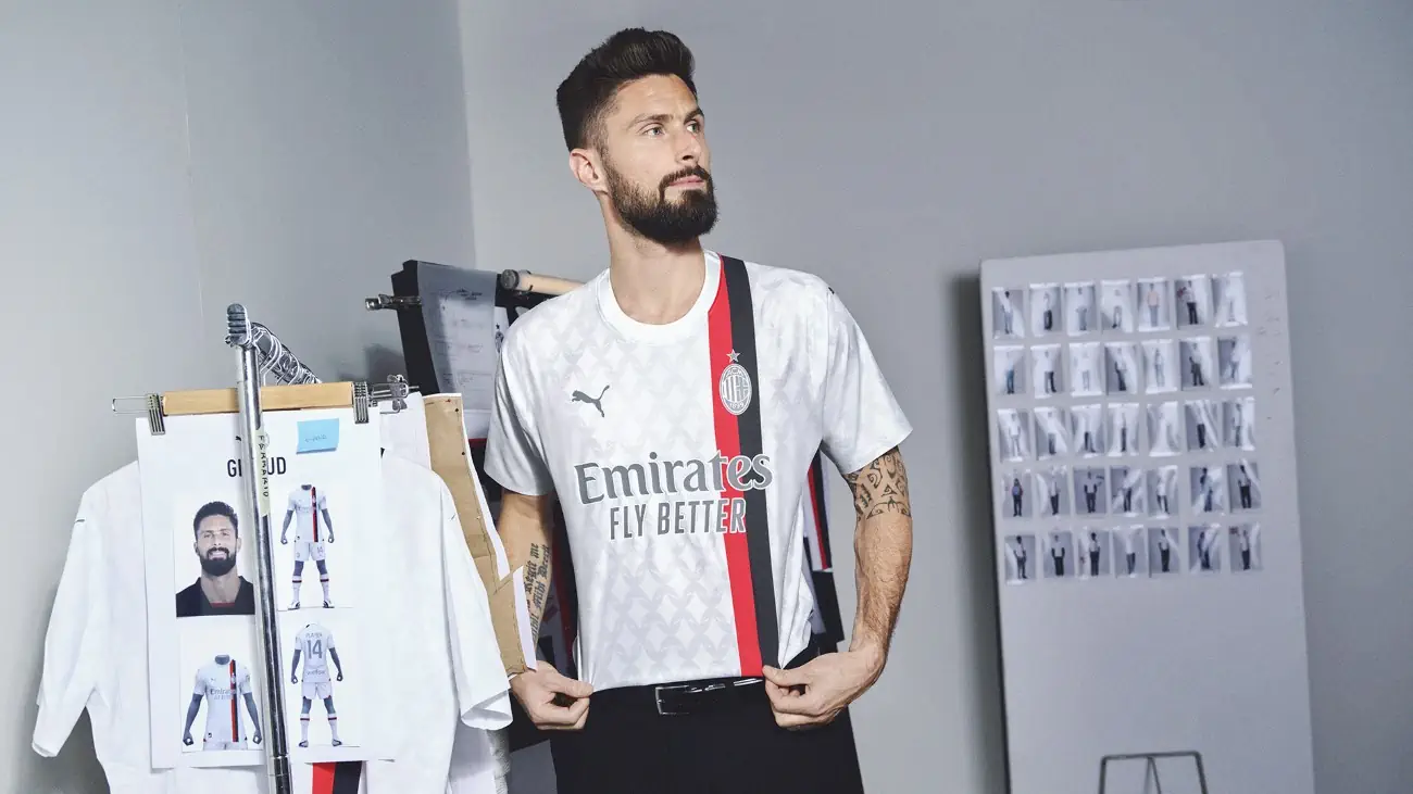 Puma x AC Milan unveil away kit 2023/24 - fashionotography