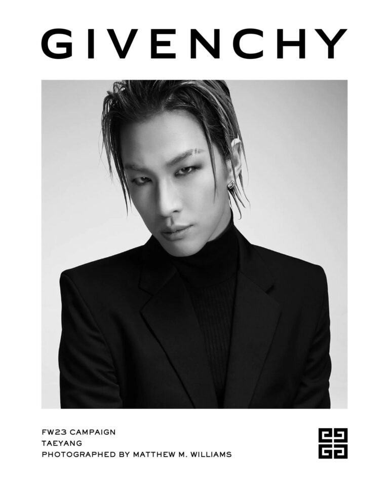 Taeyang shines bright in Givenchy Men's Fall/Winter 2023 campaign ...