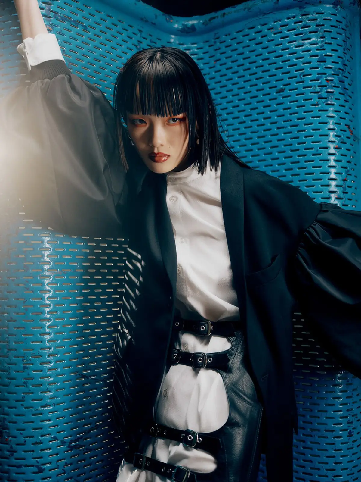 Xie Chaoyu in Simone Rocha on The WOW Magazine Issue 8 2023 by Jeff Hahn - fashionotography