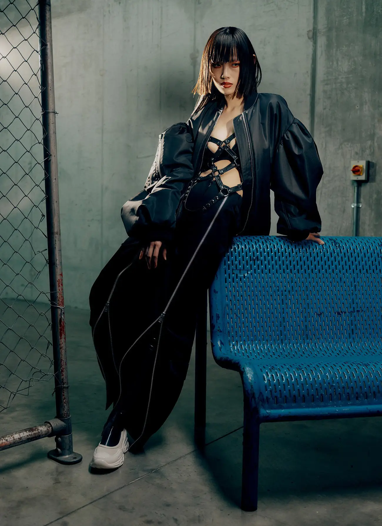 Xie Chaoyu in Simone Rocha on The WOW Magazine Issue 8 2023 by Jeff Hahn - fashionotography