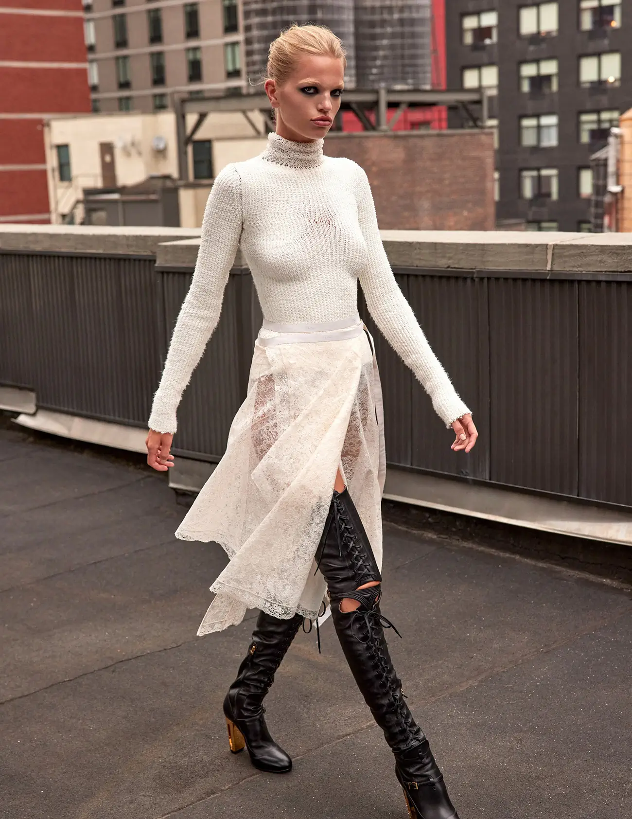 Daphne Groeneveld covers Madame Figaro August 25th, 2023 by David ...