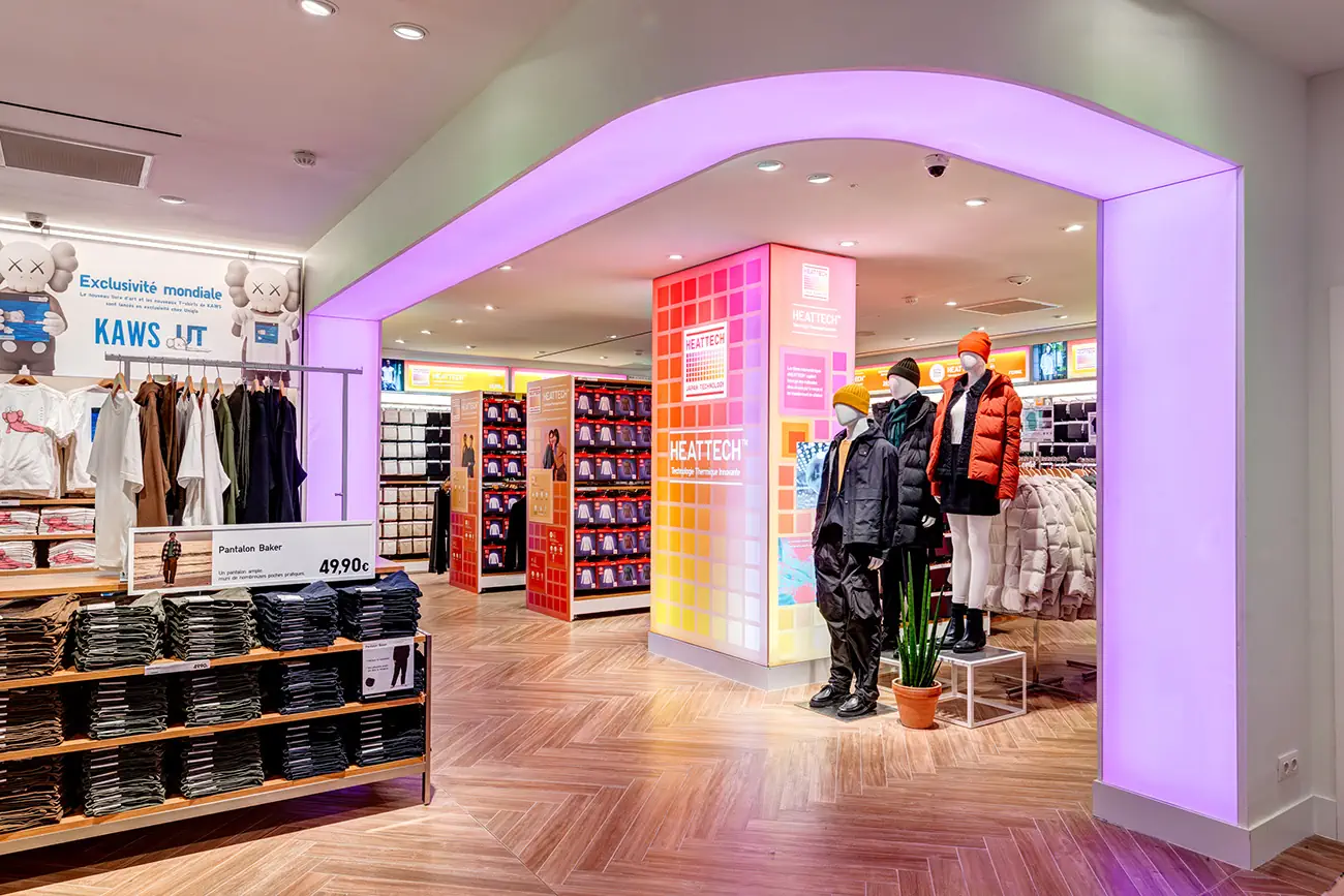 Reimagined Uniqlo Opéra in Paris leads the way in redefining everyday ...