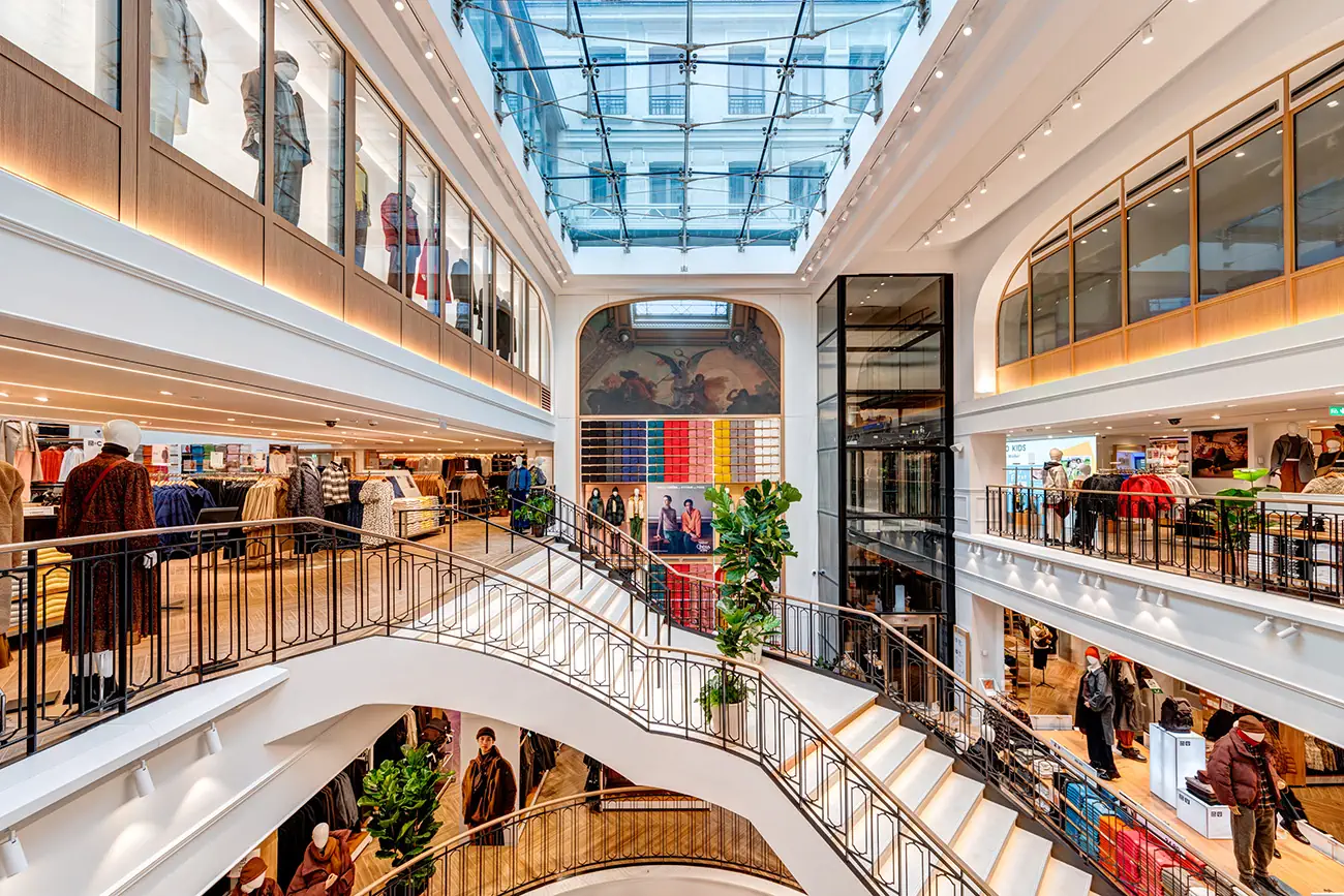 Reimagined Uniqlo Opéra in Paris leads the way in redefining everyday ...