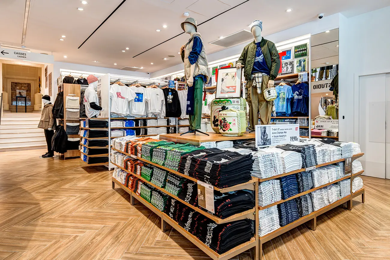 Reimagined Uniqlo Opéra in Paris leads the way in redefining everyday ...