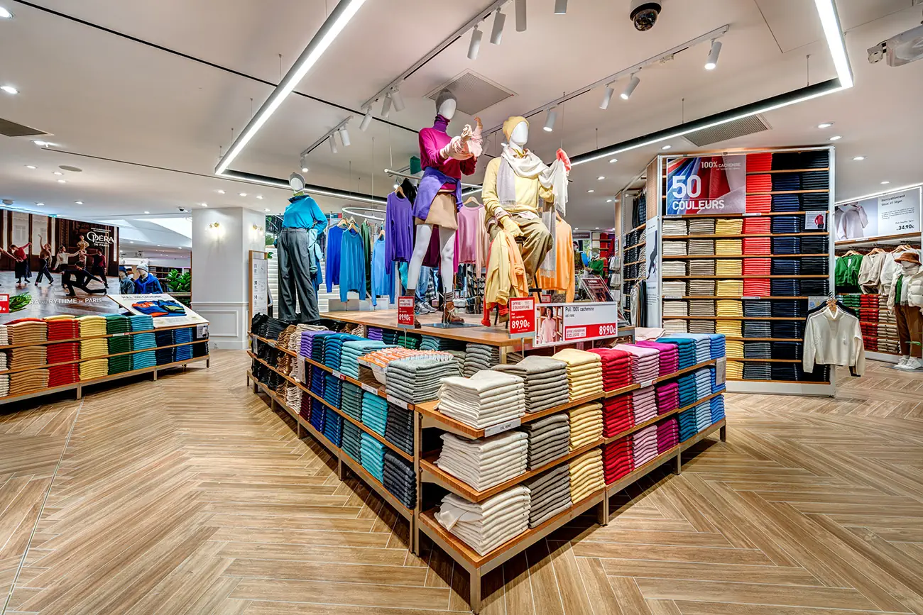 Reimagined Uniqlo Opéra in Paris leads the way in redefining everyday ...