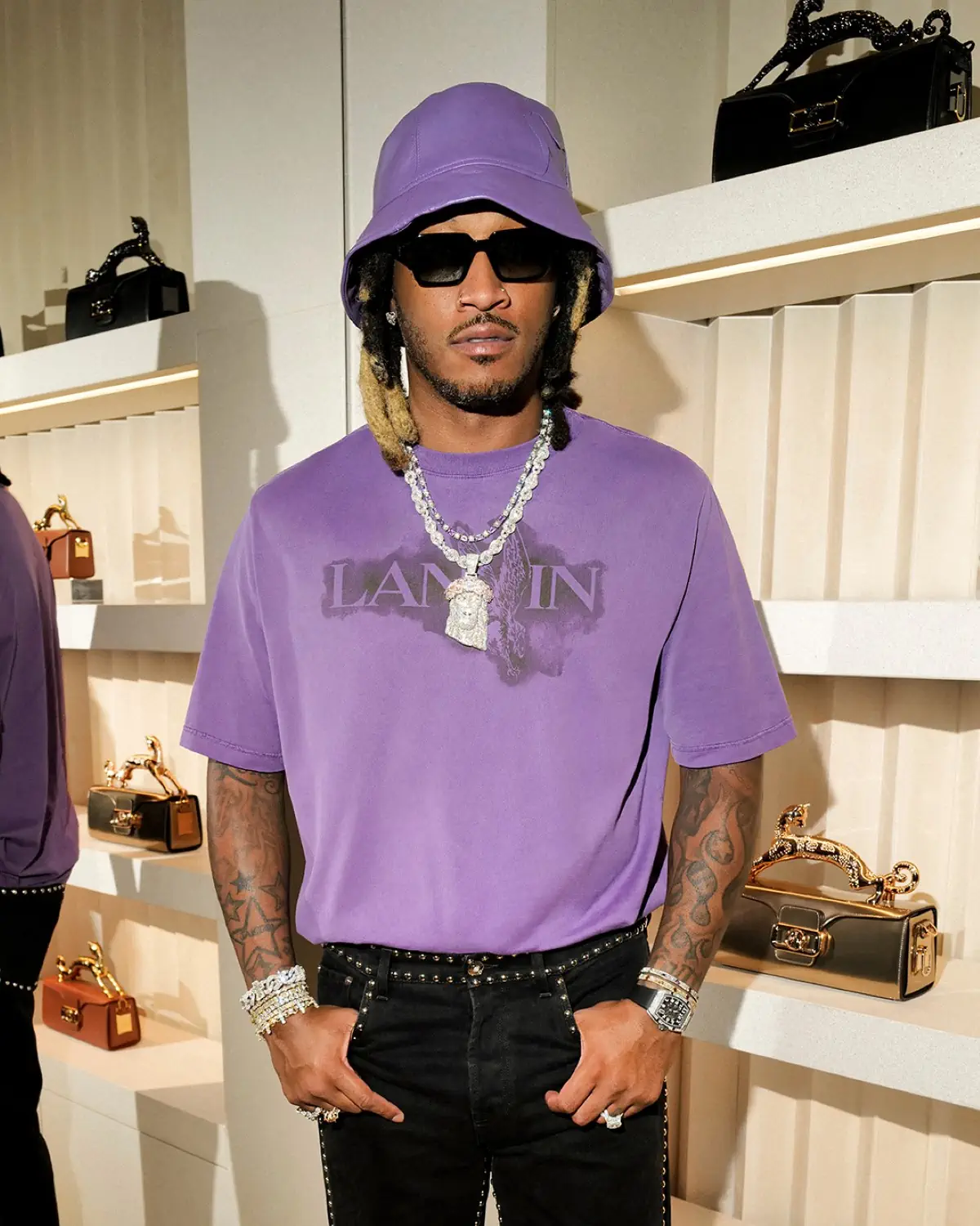 Future showcases his first Lanvin Lab collection - fashionotography