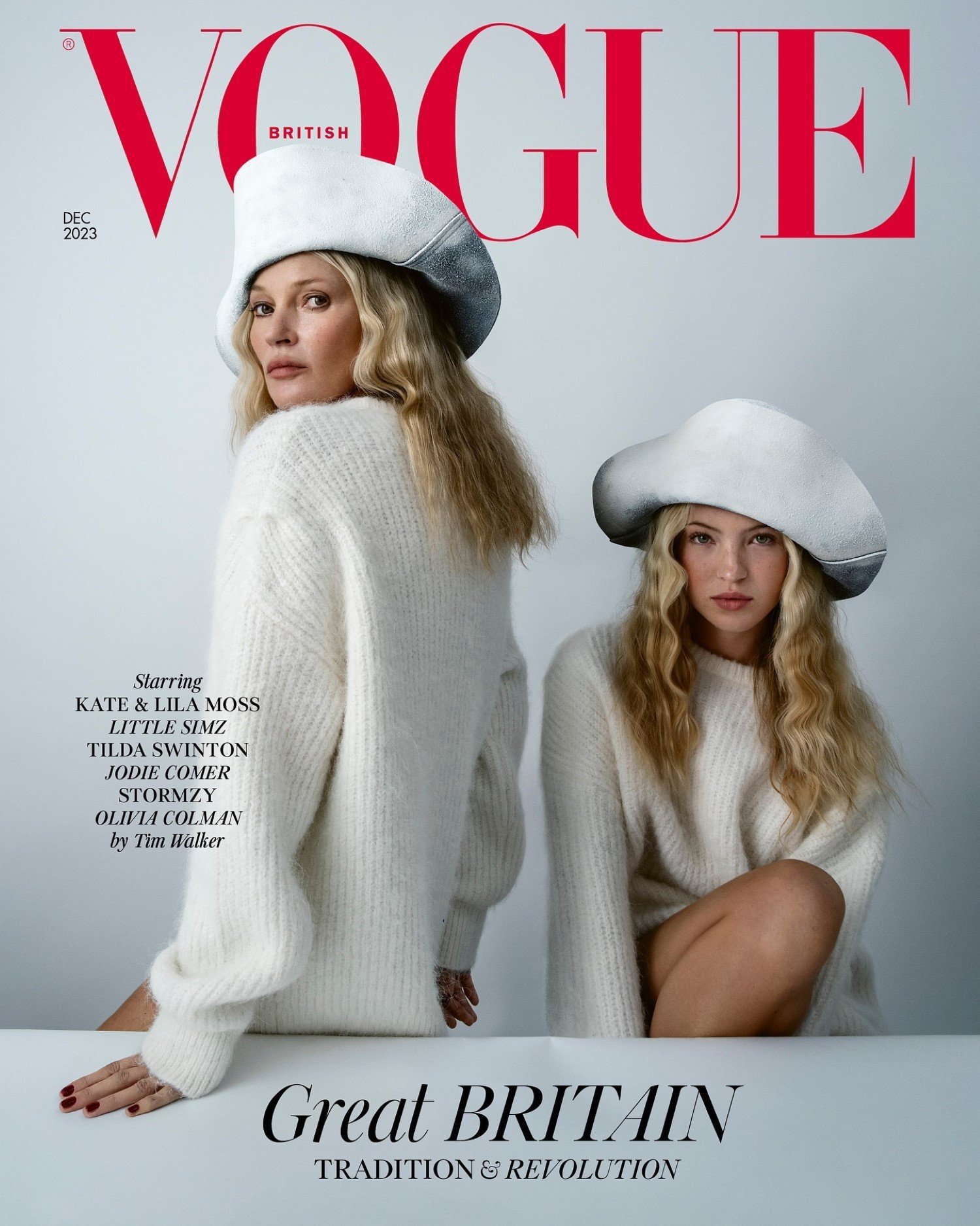 British Vogue December 2023 covers by Tim Walker