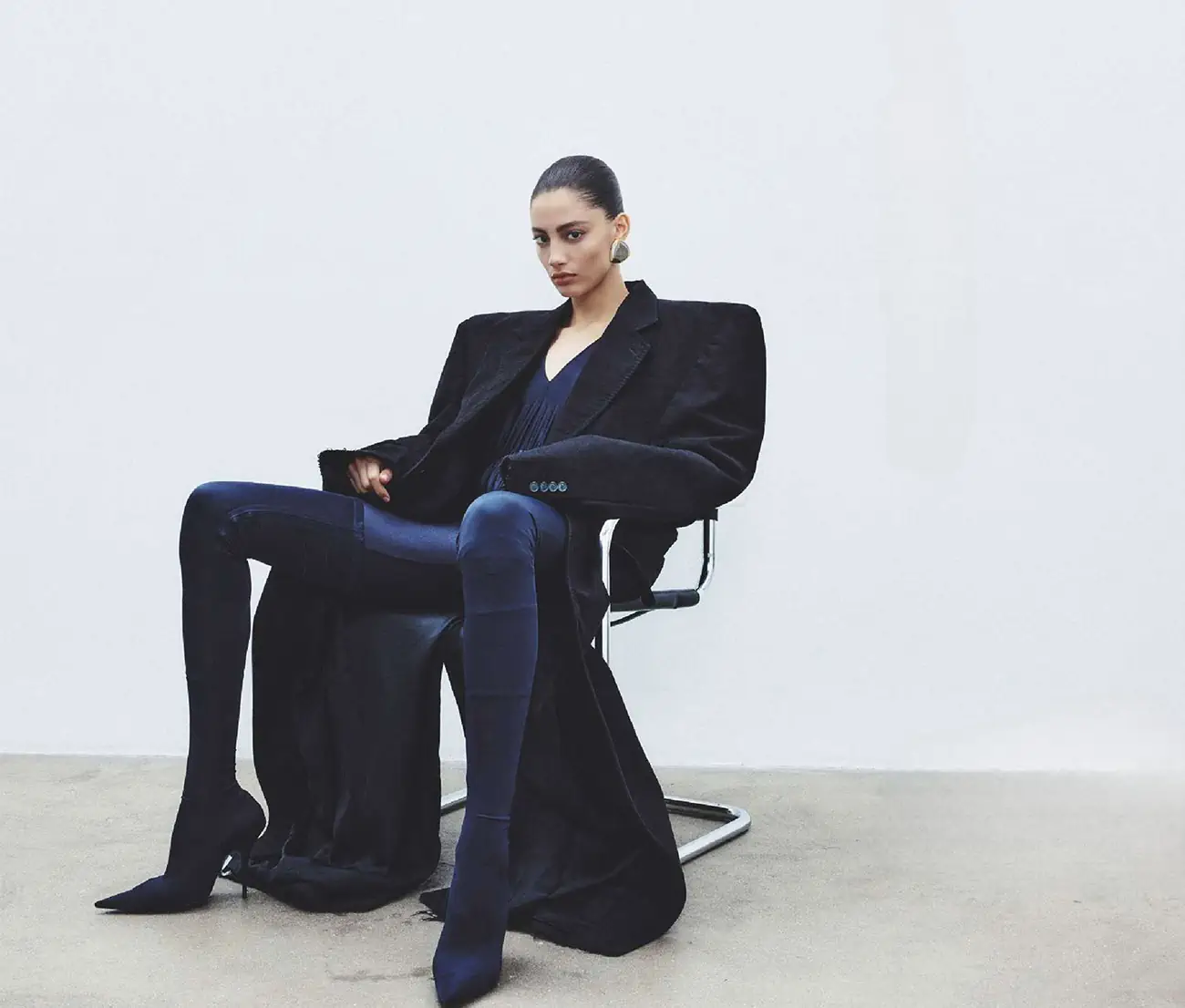 Chaima Ameziane by Marco van Rijt for Elle France February 29th, 2024 ...